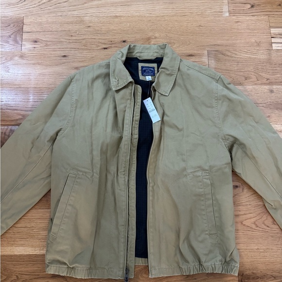 J. Crew | Jackets & Coats | J Crew Mens Khaki Lightweight Jacket | Poshmark